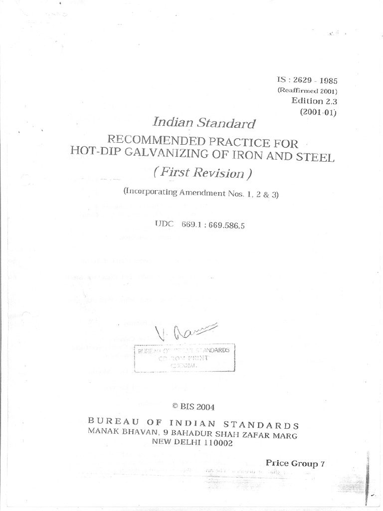 Is 2629 - 1985 PDF | PDF