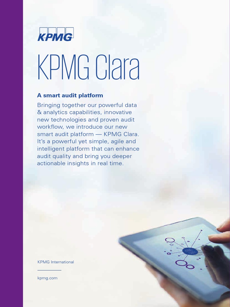 KPMG Clara A Smart Audit Platform | PDF | Artificial Intelligence ...