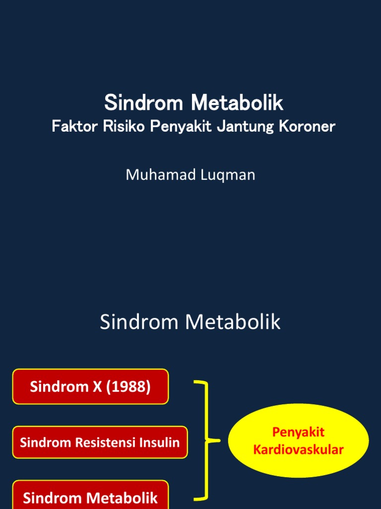 Sindrom Metabolik | PDF