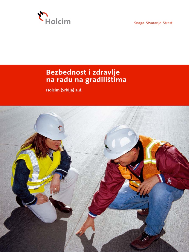 Bezbednost I Zdravlje Na Radu Na Gradilistima - Manual PDF | PDF