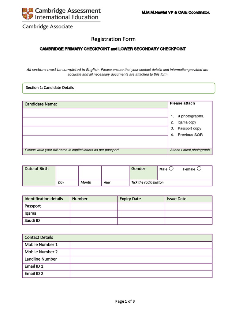 Checkpoint Exam | PDF | Identity Document | Test (Assessment)
