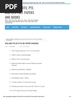 Prophet Muhammad - 27 Battles in 8 Years With Disbelievers. | PDF | History