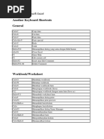 Shortcut dan Rumus Excel Lengkap | PDF