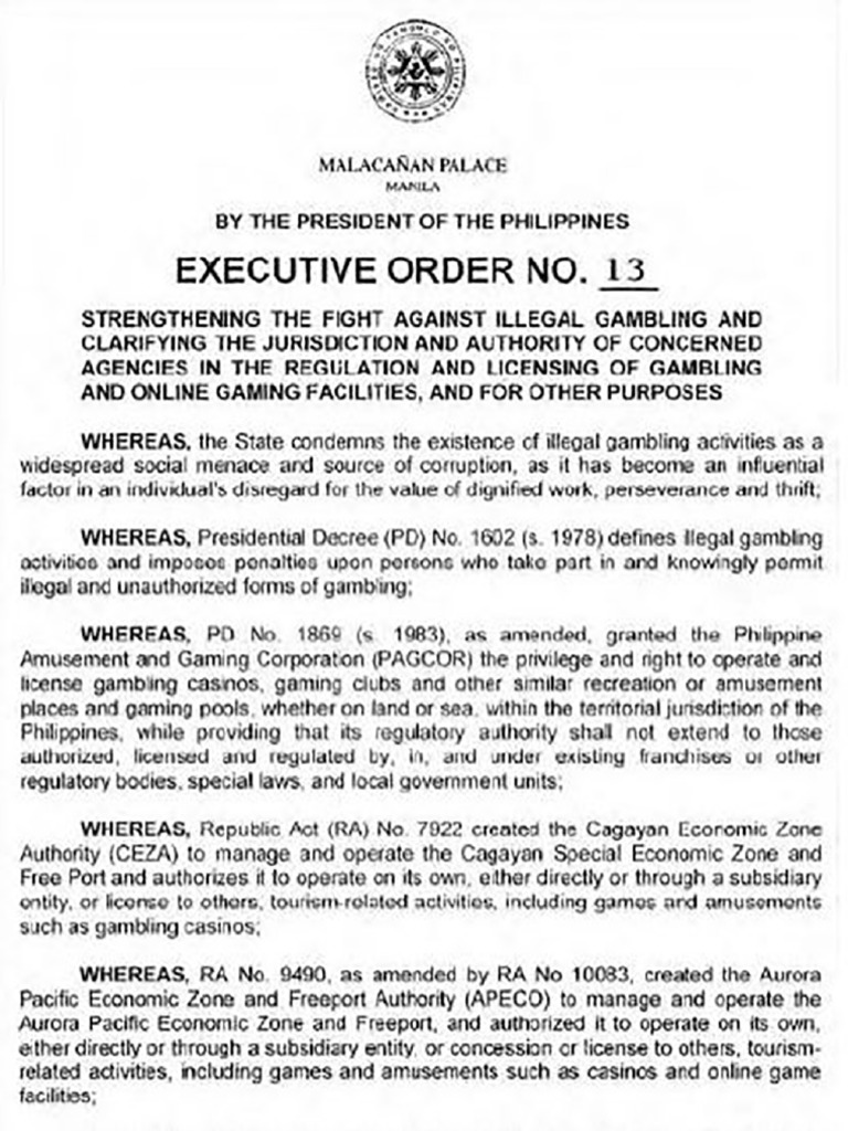 Executive Order 13 PDF | PDF