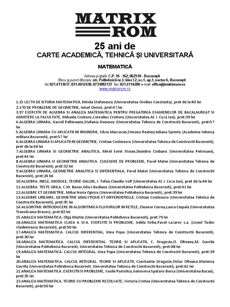 Mate Matic A | PDF | Romania | Teaching Mathematics