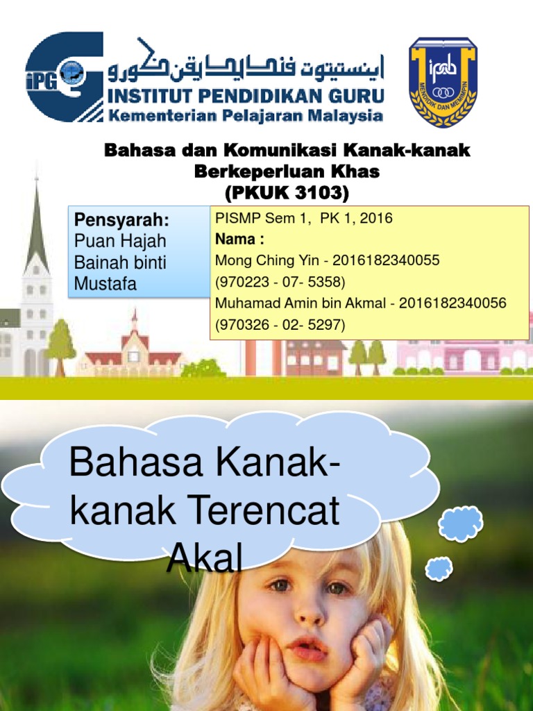 (PK1) Tajuk 5 Bahasa Kanak2 Terencat Akal | PDF