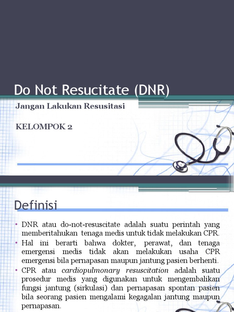 DNR | PDF
