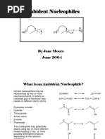 Nucleophile Strength Cheat Sheet Final | PDF