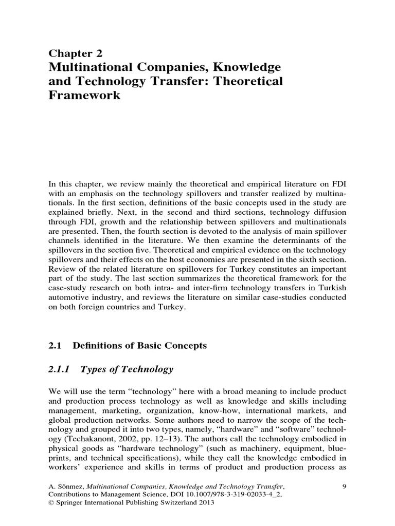 Technology Transfer | PDF | Foreign Direct Investment | Tacit Knowledge