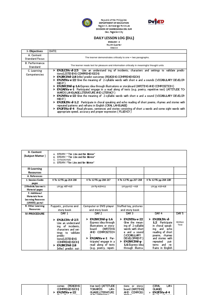 Week 4 4th Grading English | PDF | Reading Comprehension | English Language