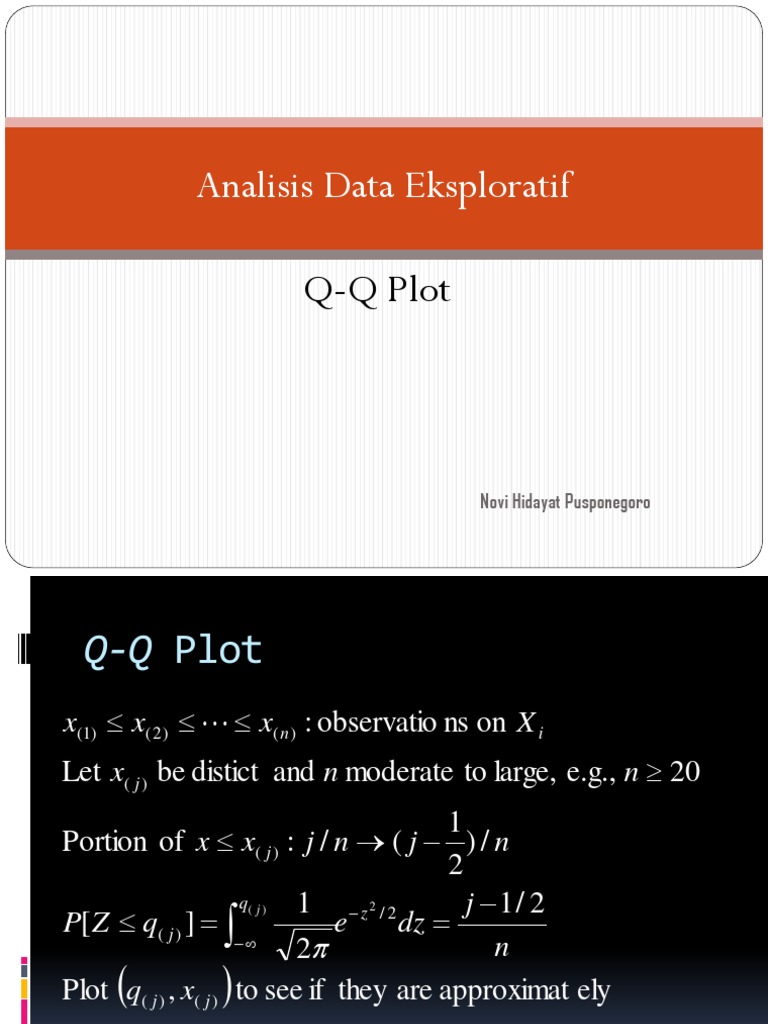 Q-Q Plot Analysis of Exploratory Data | PDF