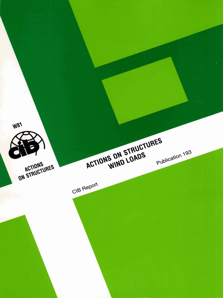 0 - Actions On Structures Wind Loads - CIB Report | PDF | Atmospheric ...