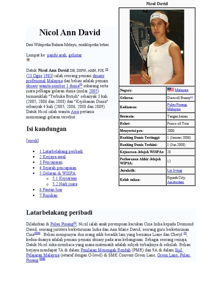 Nicol Ann David | PDF