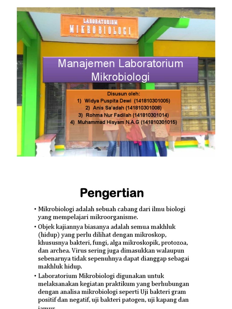 Manajemen Laboratorium | PDF