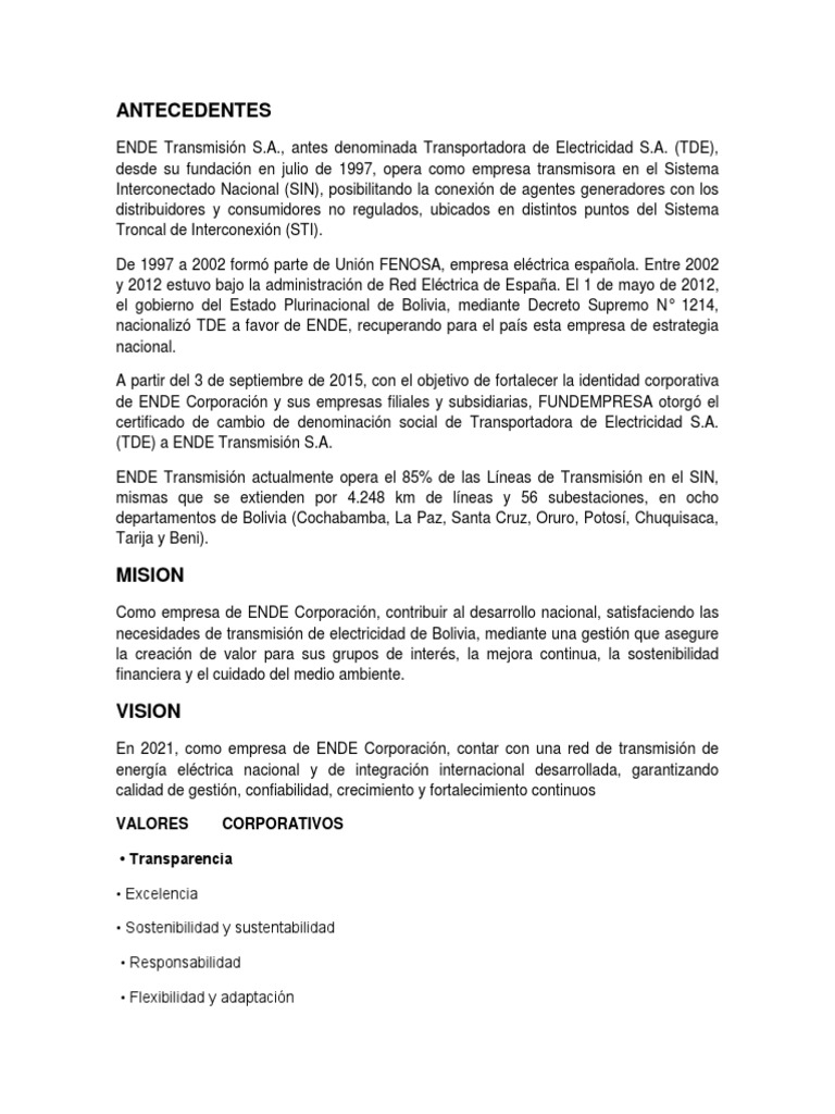 Antecedent Es | PDF | Bolivia | Business