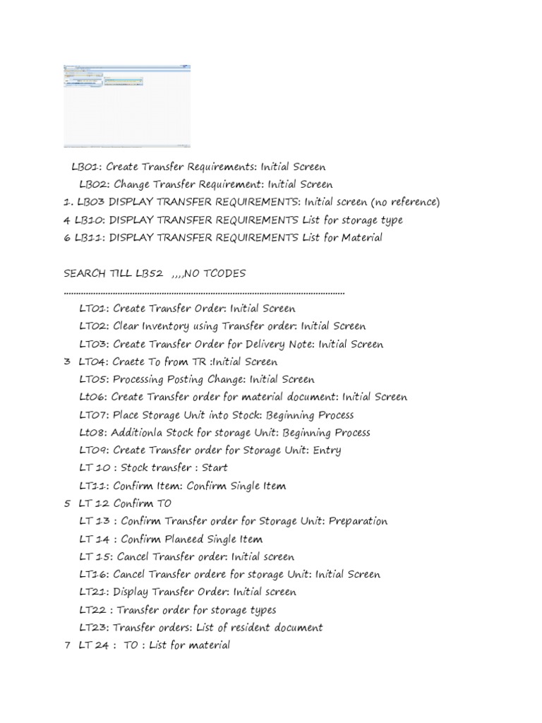 Sap WM 1and2 Exercises | PDF | Screenshot | Warehouse