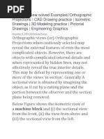 Sectional Views - Engineering - Drawing | PDF