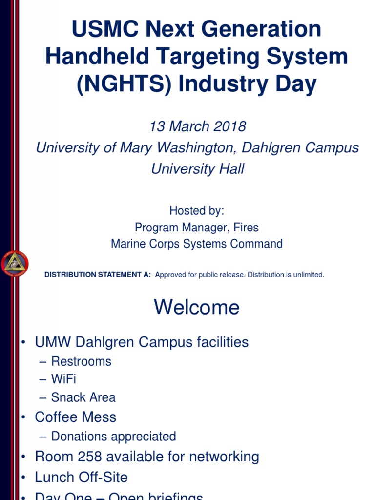 1 - NGHTS Industry Day USMC Slides v2 | PDF | Inertial Navigation ...