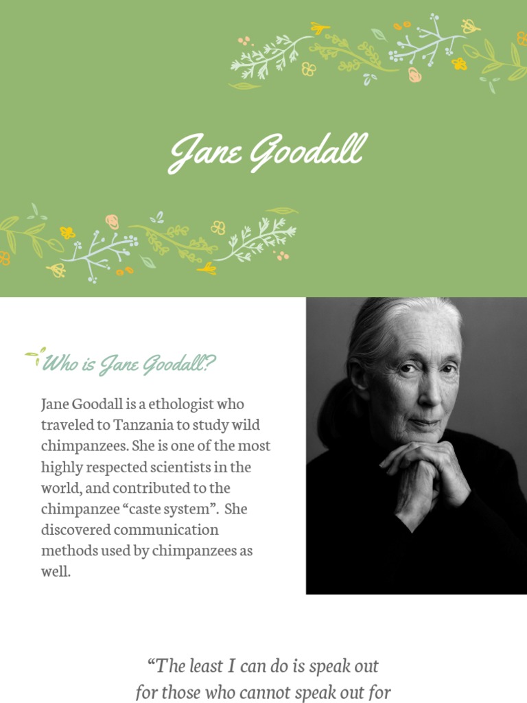 Jane Goodall | PDF