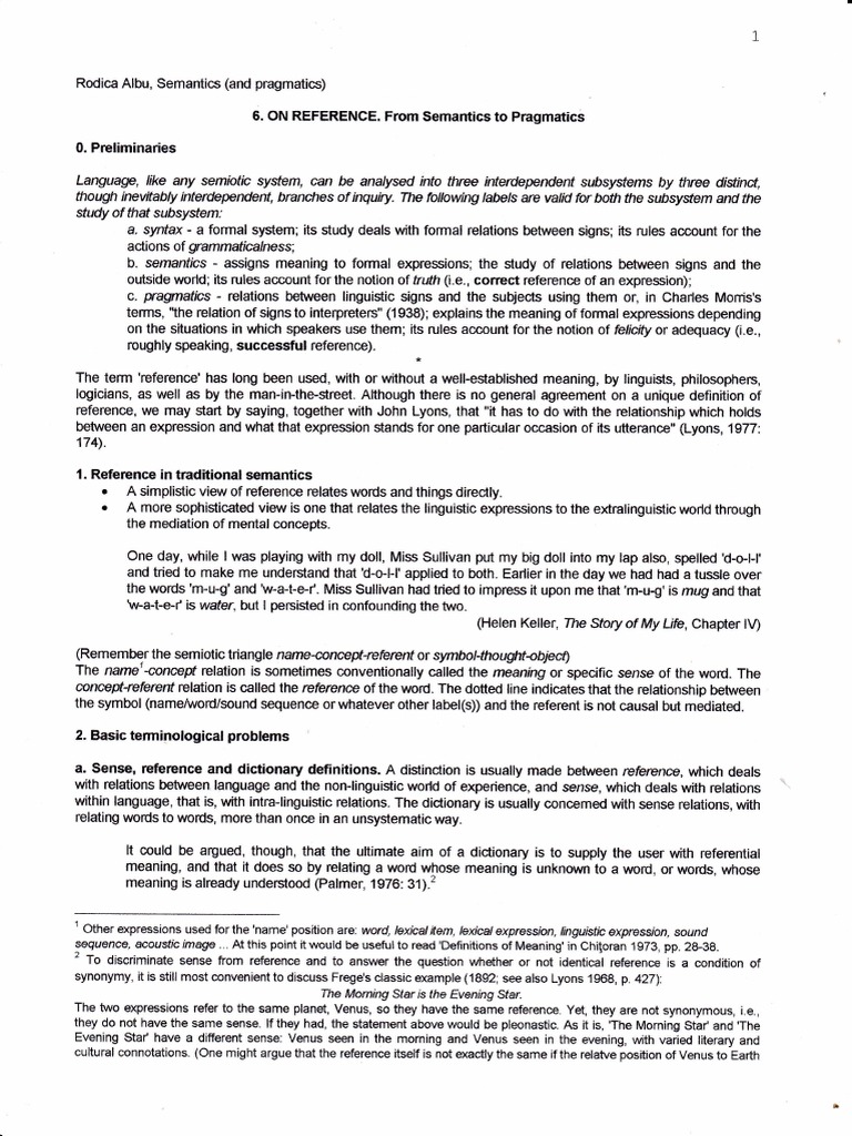 Reference) .: Be Interdepdent | PDF | Semantics | Linguistics