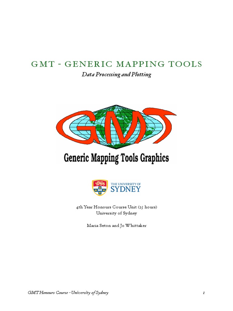GMT Honours Course - University of Sydney | PDF | Color | Rgb Color Model