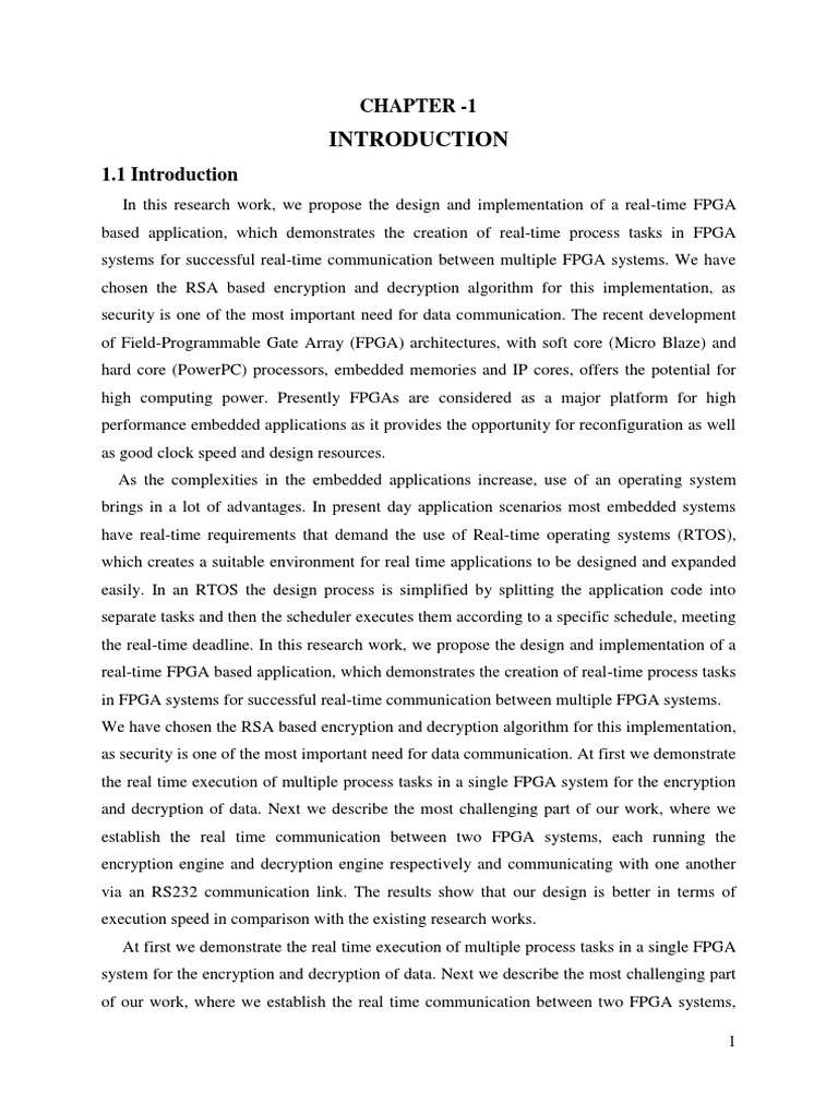 Aes Document 1 Final Pdf Cryptography Field Programmable Gate Array