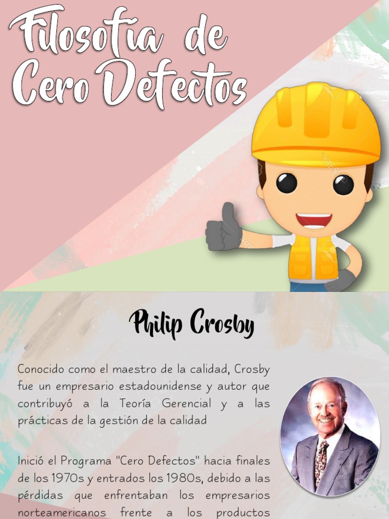 El legado de Philip Crosby: Cero Defectos | PDF | Gestión de la calidad ...