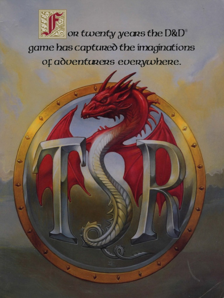 1993 TSR Catalog | PDF | Dungeons & Dragons | Wizards Of The Coast Games