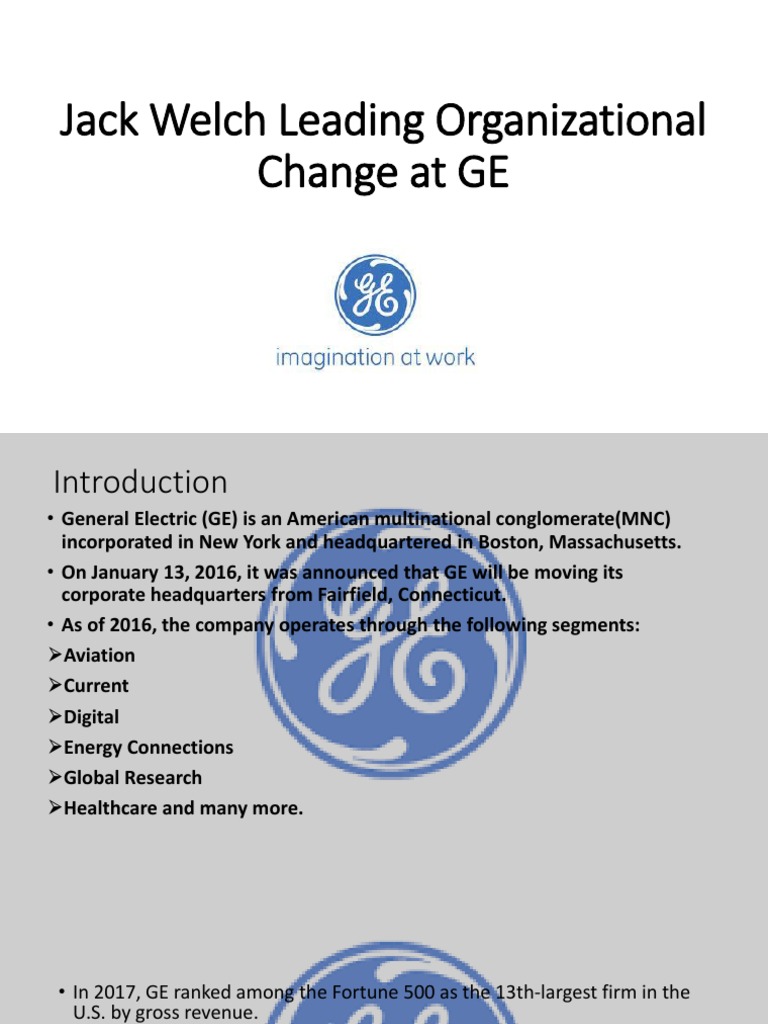 GE Notes | PDF | Six Sigma | General Electric