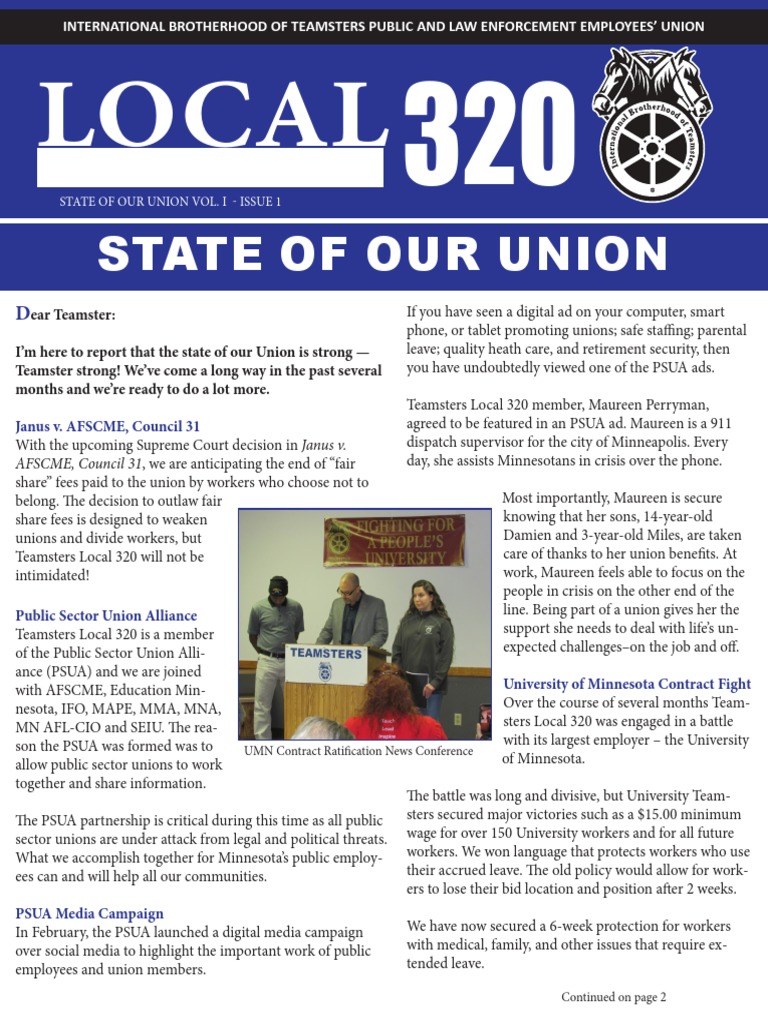 Teamsters Local 320 Union Update | PDF | Trade Union | Collective ...