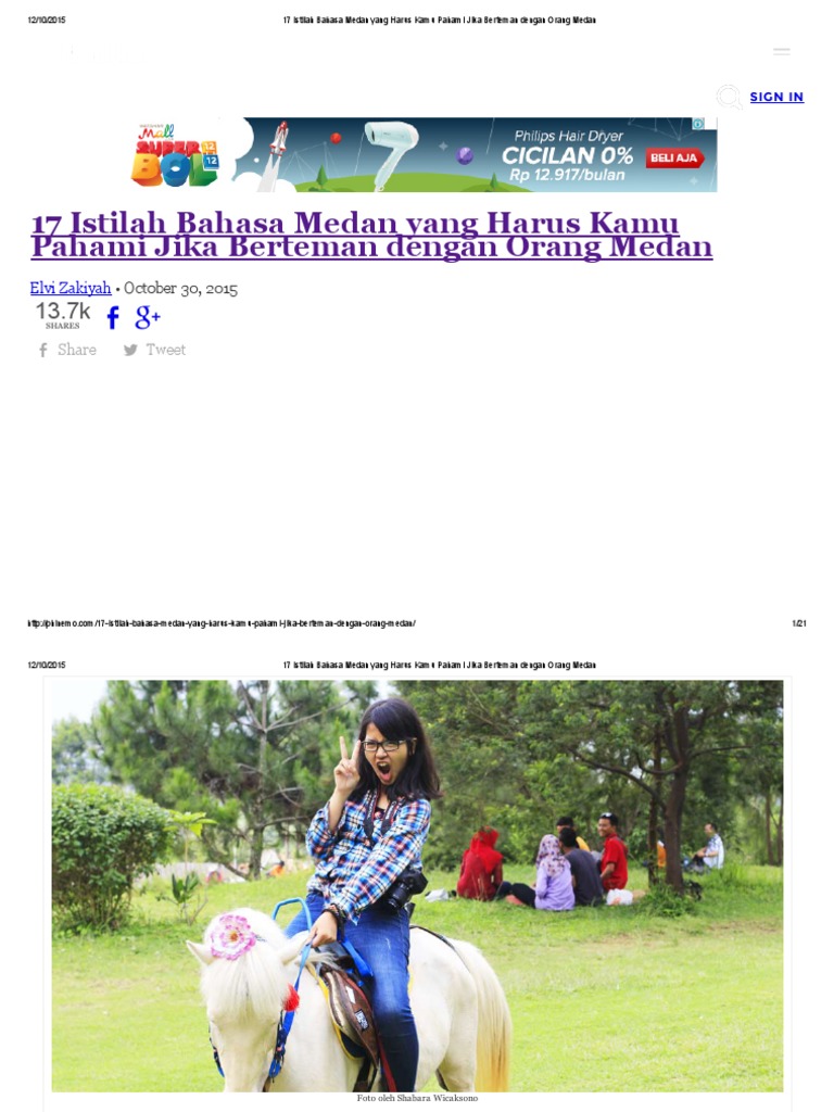 17 Istilah Bahasa Medan Yang Harus Kamu Pahami Jika Berteman Dengan ...