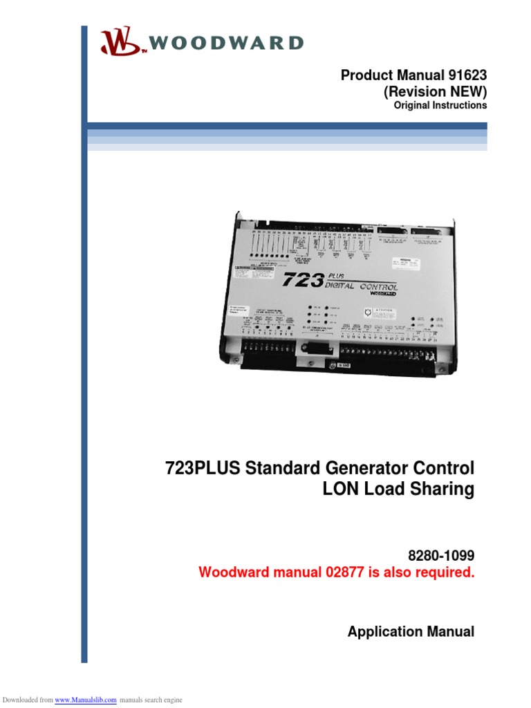 723PLUS Standard Generator Control LON Load Sharing: Product Manual 91623 (Revision NEW) | PDF ...