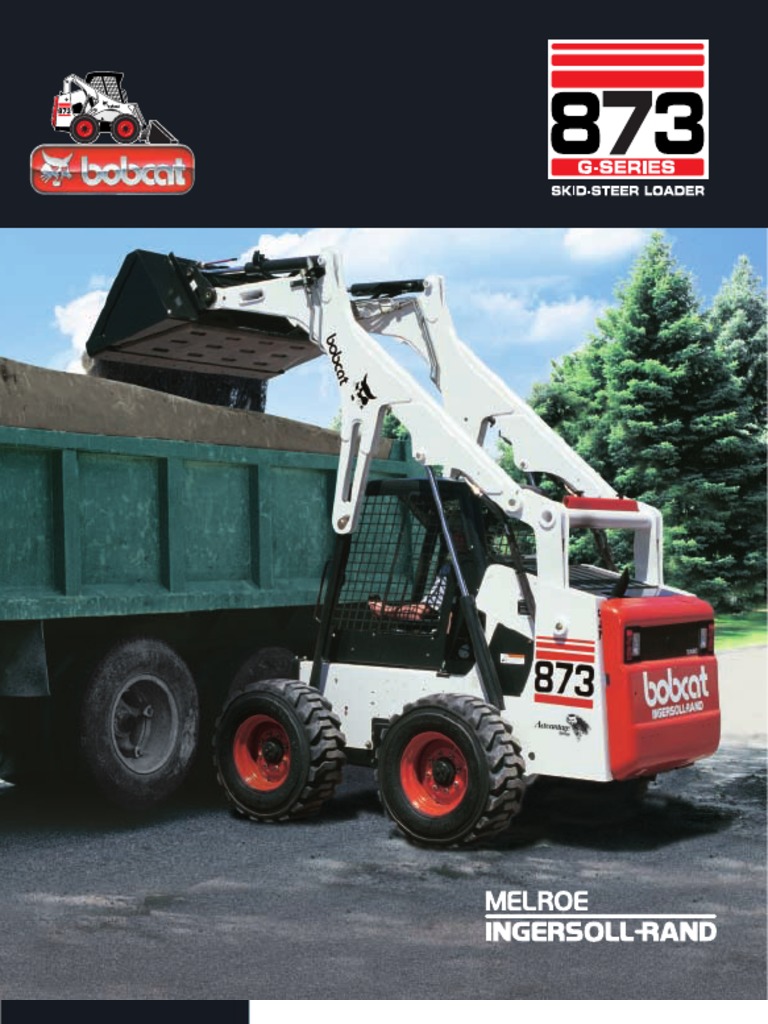 Bobcat 873G | PDF | Loader (Equipment) | Wheeled Vehicles