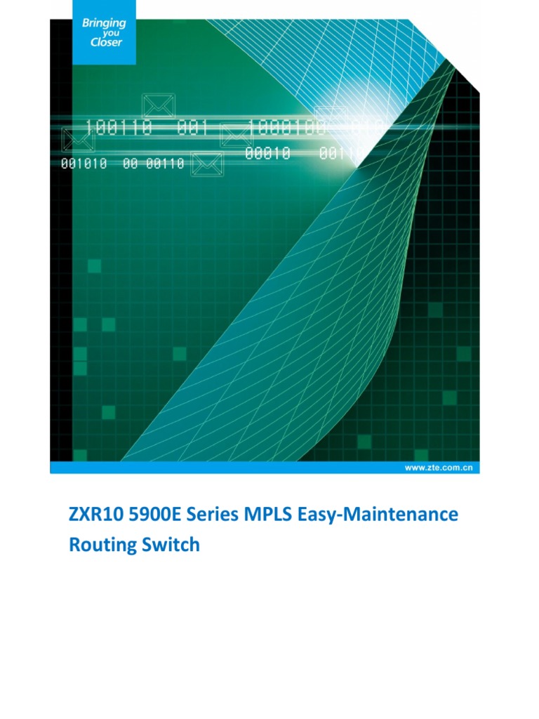 ZXR10 5900E Series Easy-Maintenance Routing Switch Datasheet - en | PDF ...