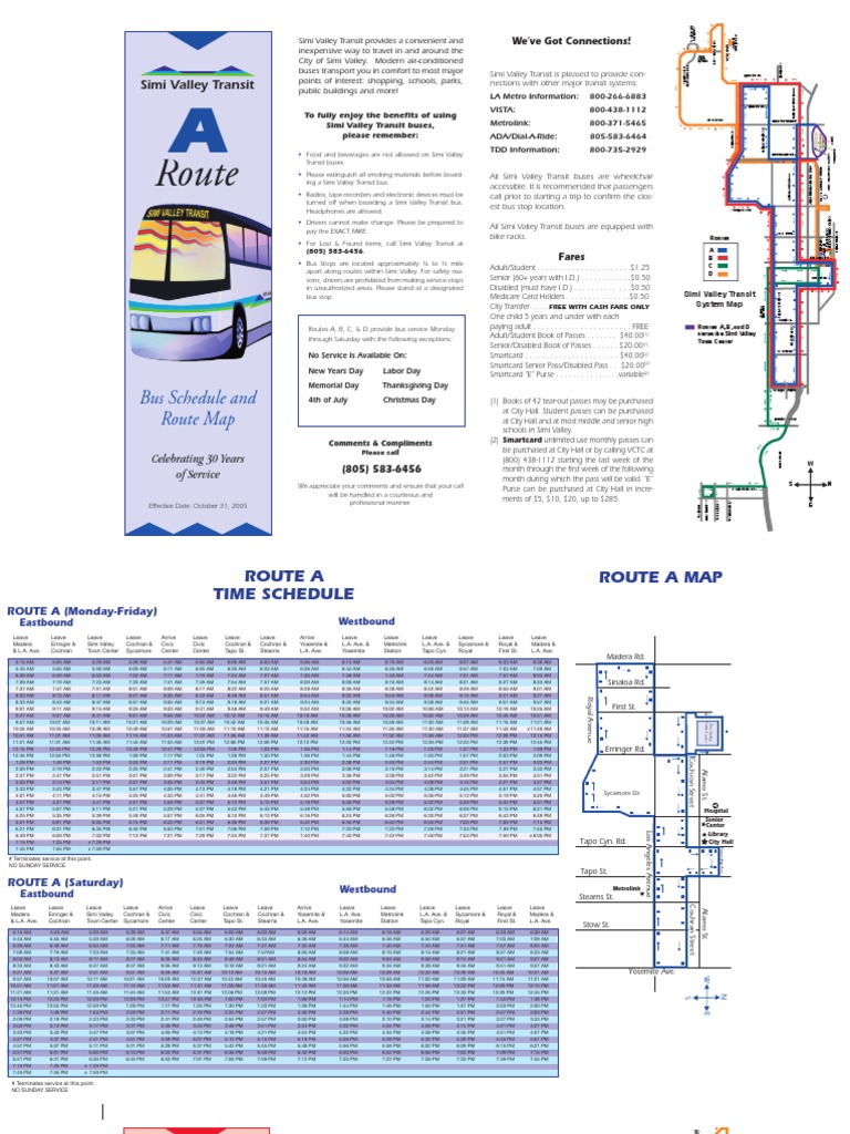 Bus Schedules and Route Maps | Download Free PDF | Bus | Public Transport