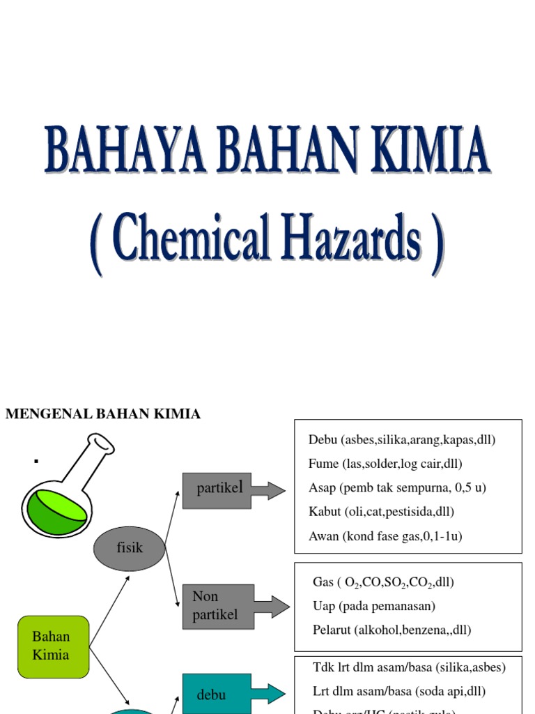 Bahaya Bahan Kimia di Industri | PDF | Sains & Matematika