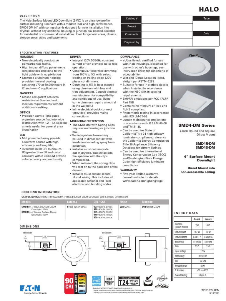 Housing Driver Compliance: SMD4-DM Series | PDF | Electromagnetic ...