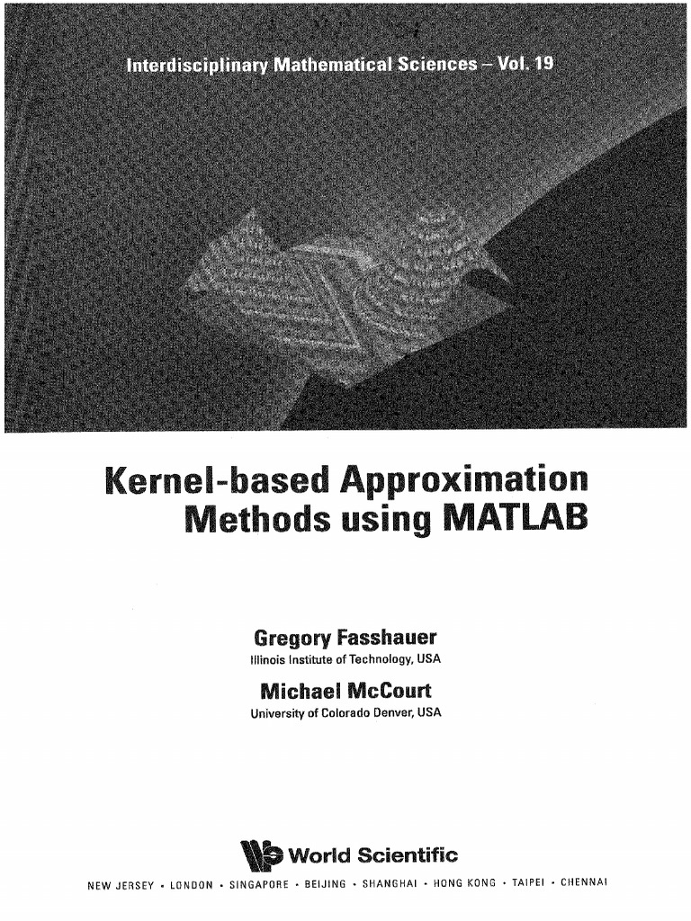 Kernel Based Approximation Methods Using Matlab Pdf Interpolation Support Vector Machine