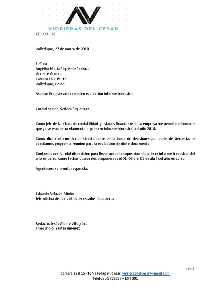 Carta Estilo Bloque Extremo | PDF