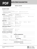 Form Sga (PG) PDF | PDF | Nutrition | Diet & Nutrition