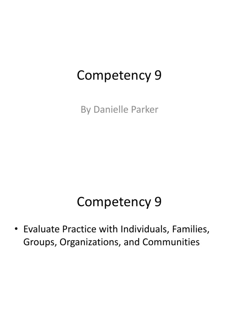 Competency 9 | PDF