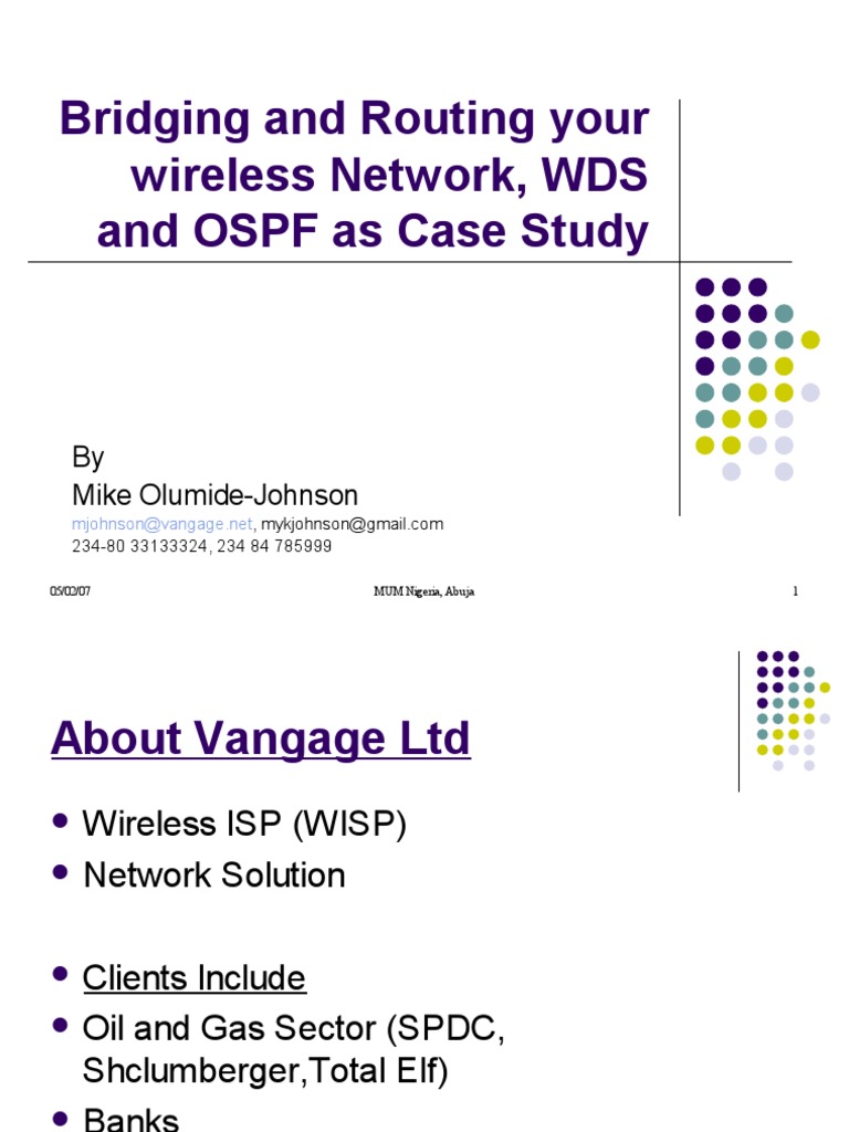 Wireless Ospf Routing | PDF | Routing | Router (Computing)