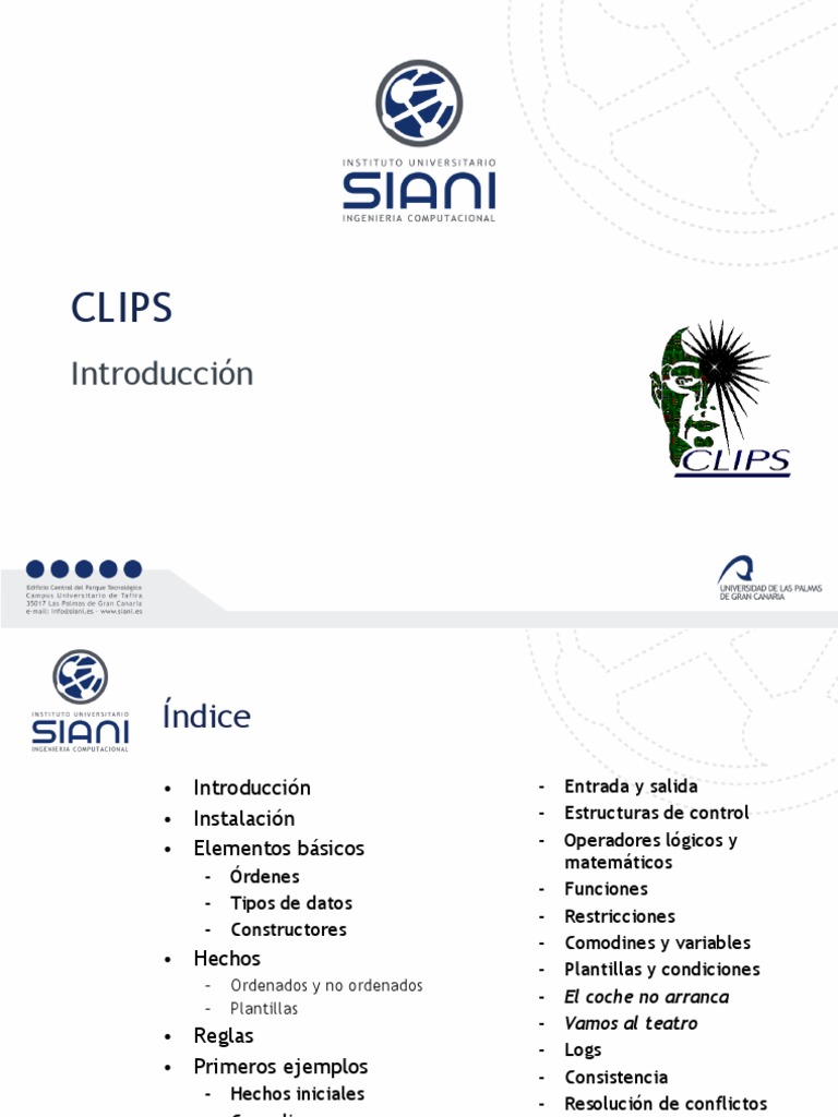 Guía Completa de CLIPS para Sistemas Expertos | PDF | Lenguaje de ...