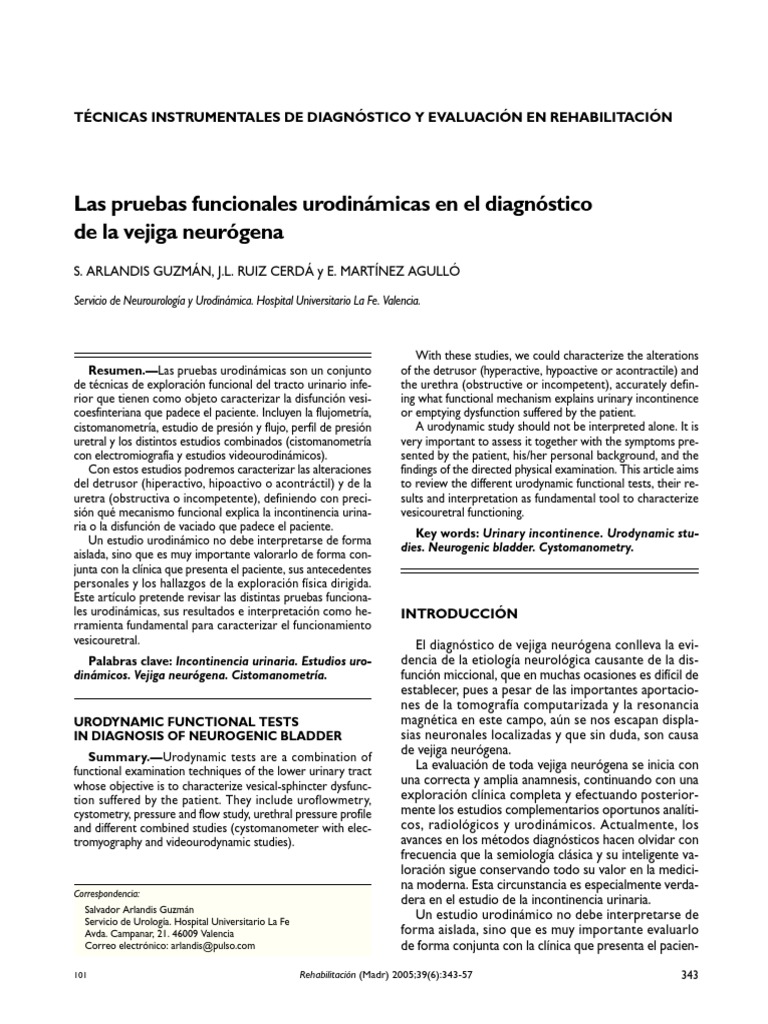 Reflejo Bulbocavernoso | PDF | Micción | Urología