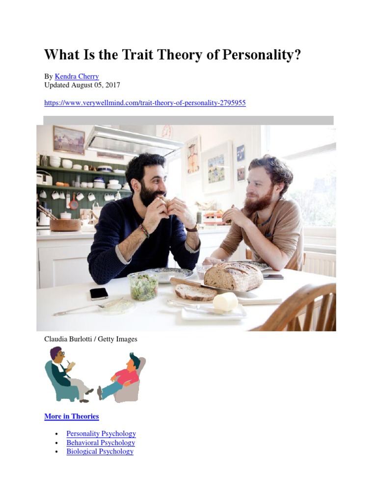 What Is The Trait Theory of Personality | PDF | Personality Psychology ...