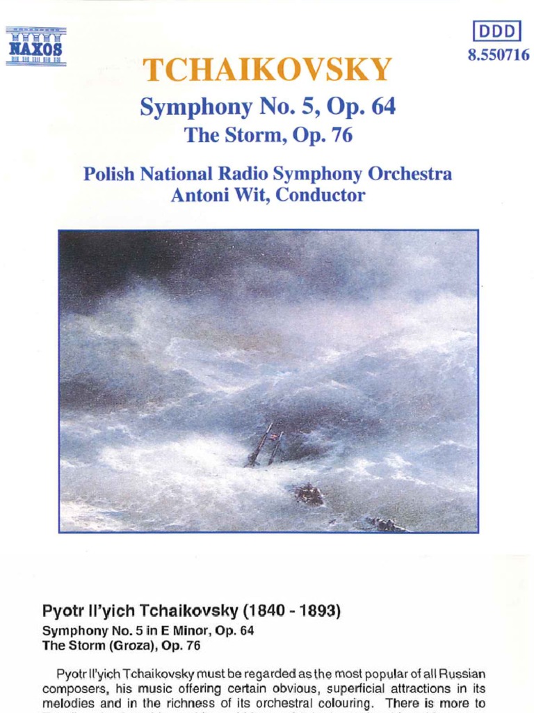 Tchaikovsky Booklet Polish National Radio Orchestra | PDF | Pyotr ...