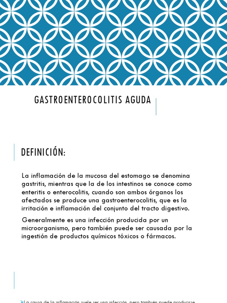 Gastroenterocolitis Aguda: Definición y Síntomas | PDF | Diarrea ...