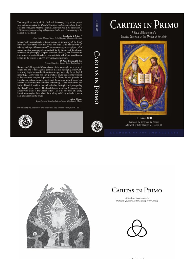 Caritas in Primo A Study of Bonaventures | PDF | Thomism | Thomas Aquinas