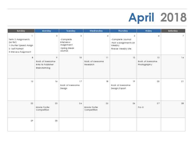 Photo April Cal | PDF