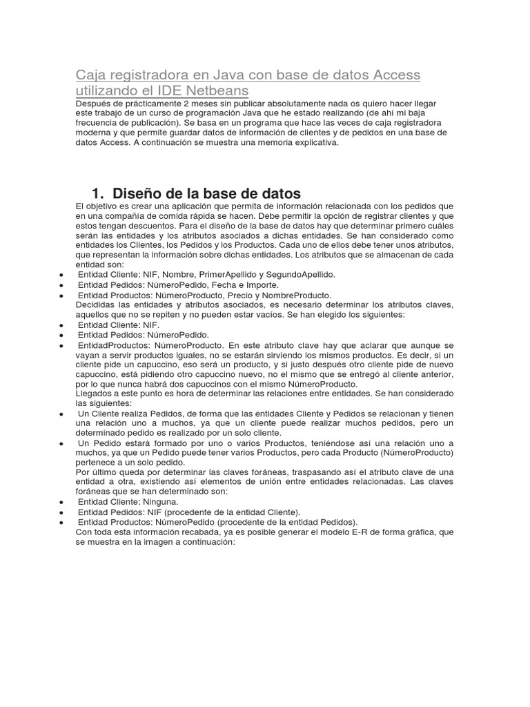 Caja Java Access | PDF | Ventana (informática) | Programa de computadora